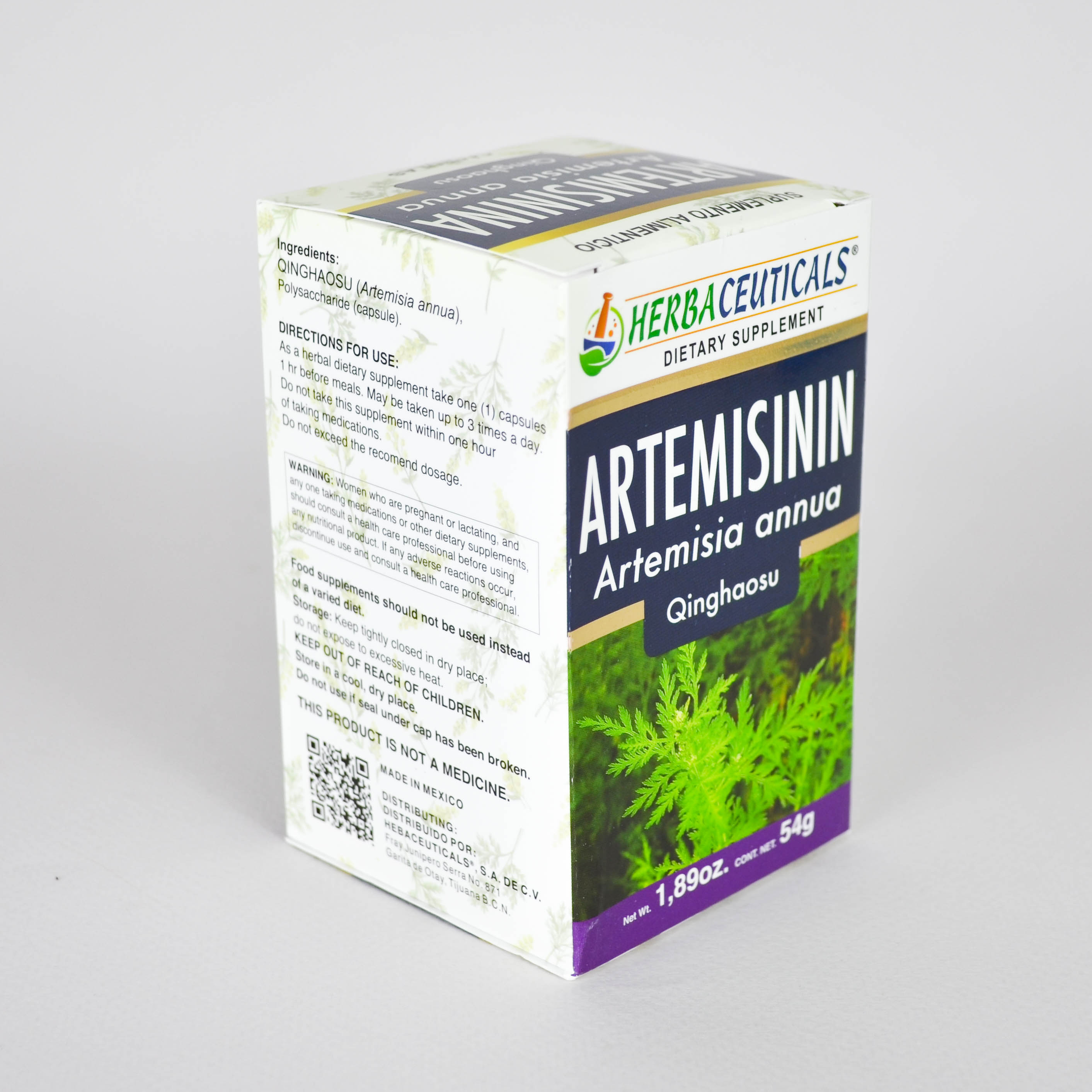 CÁPSULAS ARTEMISININA (Artemisia annua) – Boticate