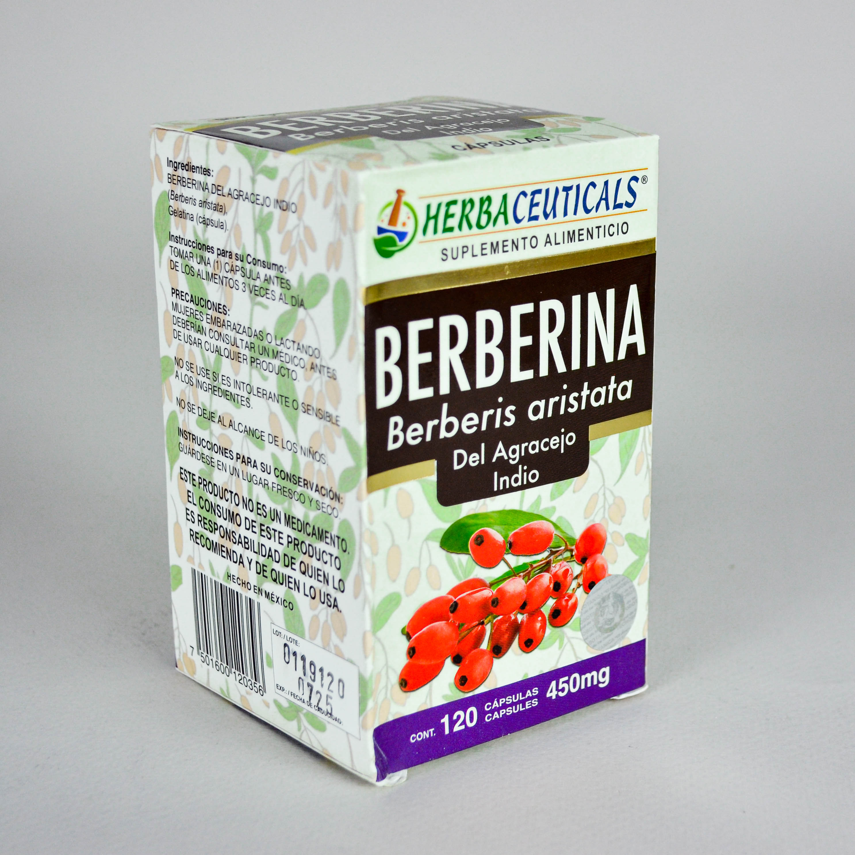 Cápsulas Berberina – Boticate