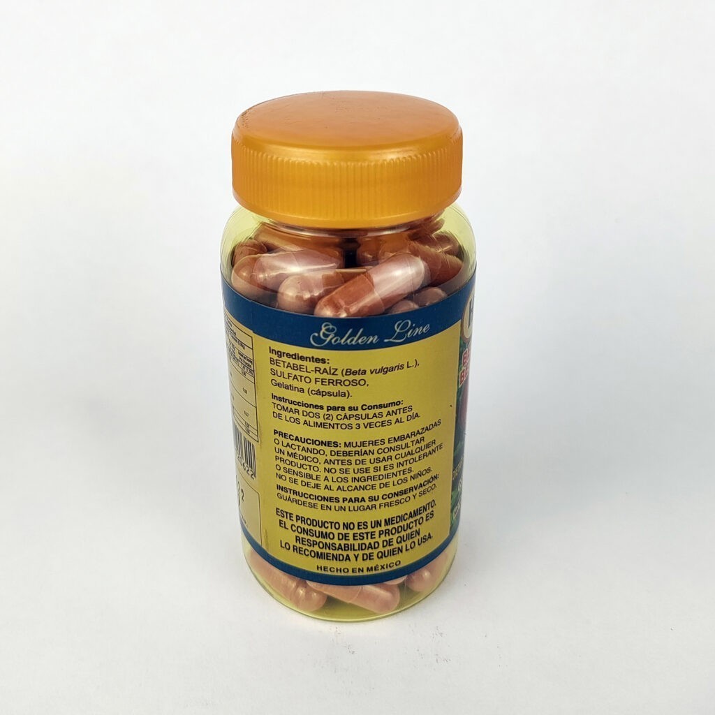 Cápsulas BETABEL con HIERRO – Boticate