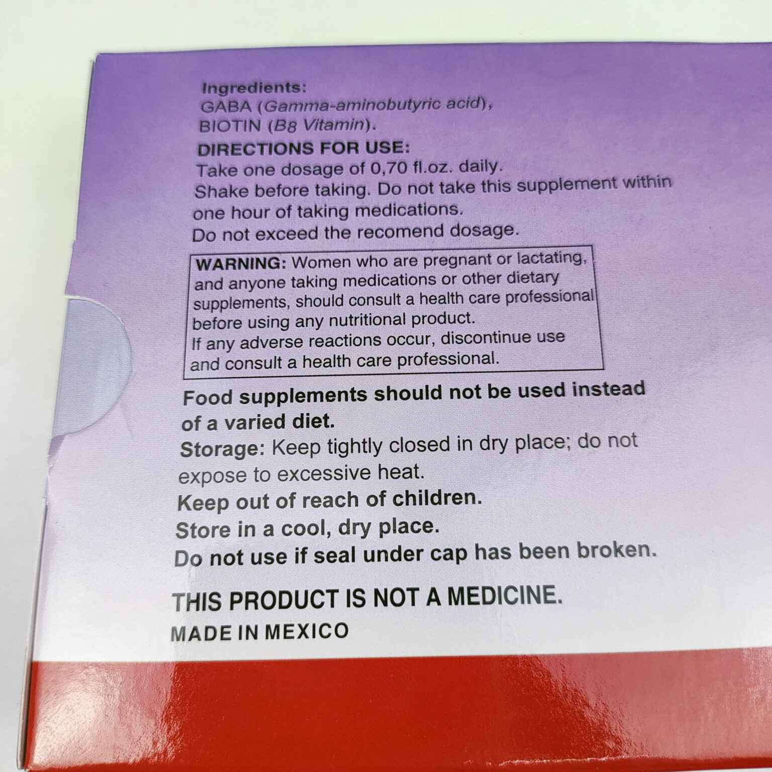 AMPOLLETAS GABA con VITAMINA B8 (BIOTINA) – Boticate